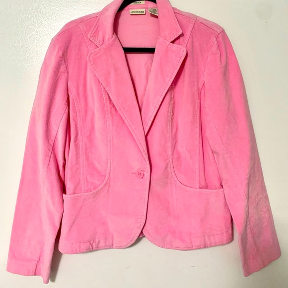 St. John's Bay | Jackets & Coats | Y2k Chic Pink Velvet Jacket By St ...